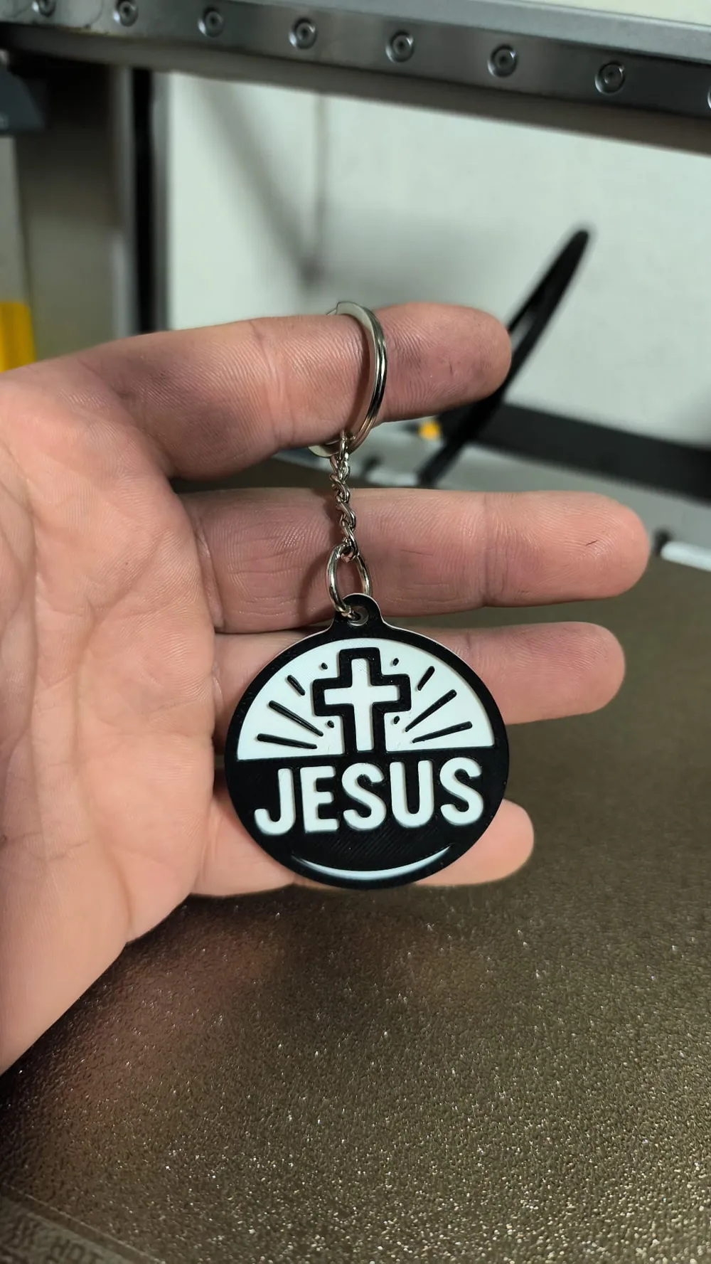 Jesus Keychain Christian - Free 3D Print Model - MakerWorld