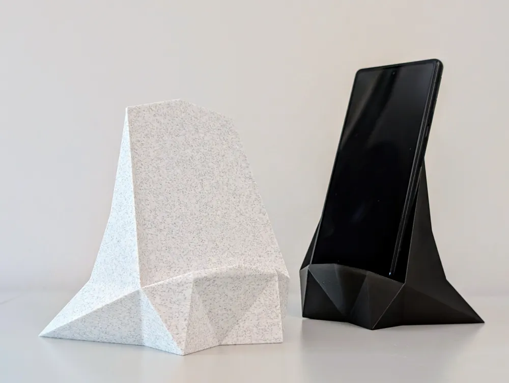 Origami inspired Phone Stand by MOSS 3D MakerWorld: Download Free 3D Models