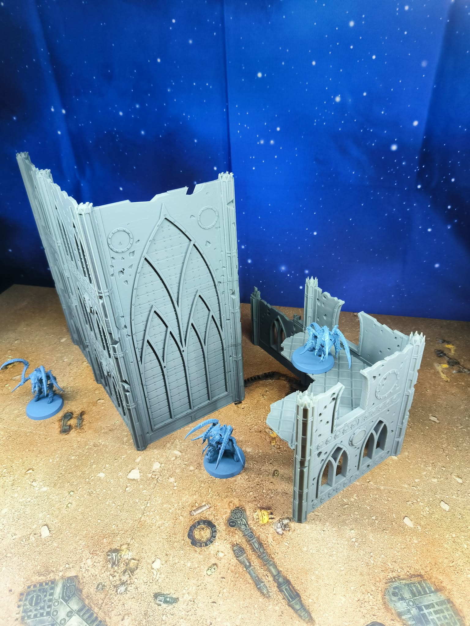 Gothic Ruins WTC Wargame Tabletop Scenery - Free 3D Print Model ...