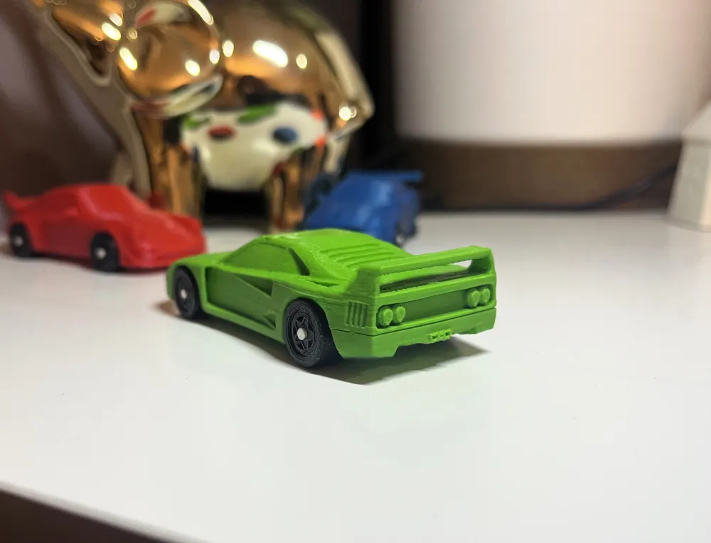 MINI Ferrari F40 - Free 3D Print Model - MakerWorld