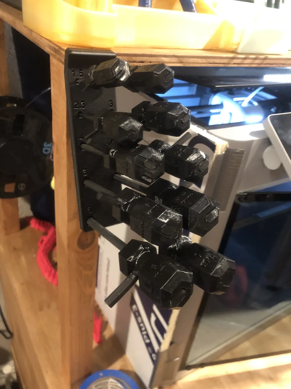 Allen Key Handle + Mount by MiscPrinter - MakerWorld