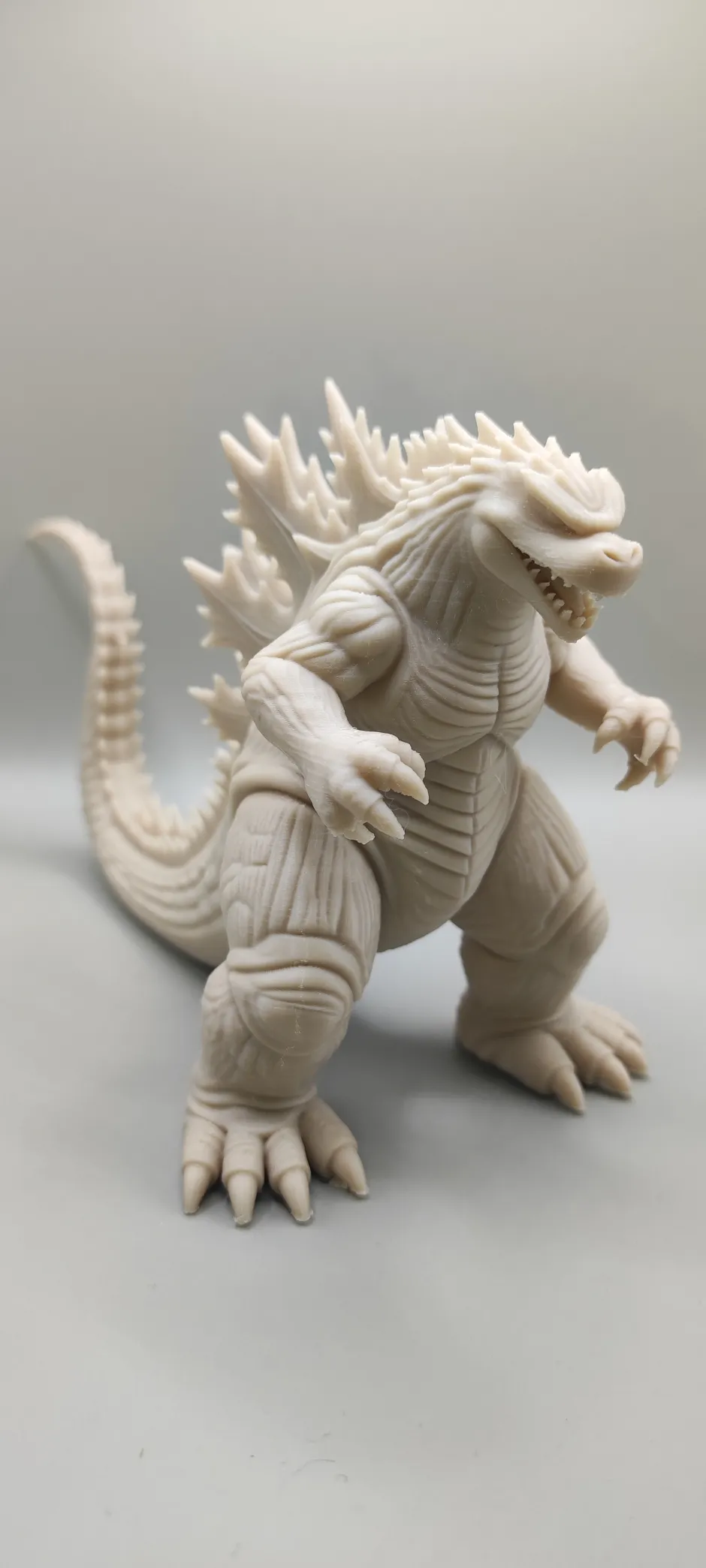 Angry Godzilla figurine - Free 3D Print Model - MakerWorld