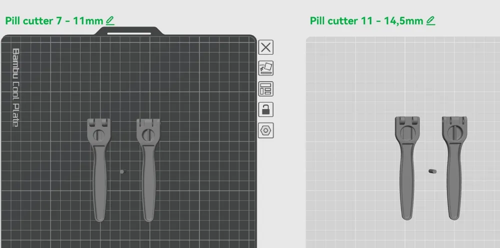 Pill breaker / Pill cutter (2 sizes!) by KoBuCRAFTS MakerWorld ...