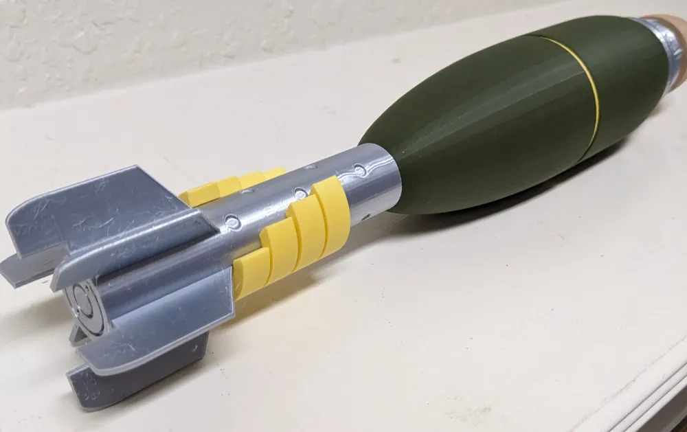 US 60mm Mortar | Full Size | Snaps Together by Rexi Labs MakerWorld ...