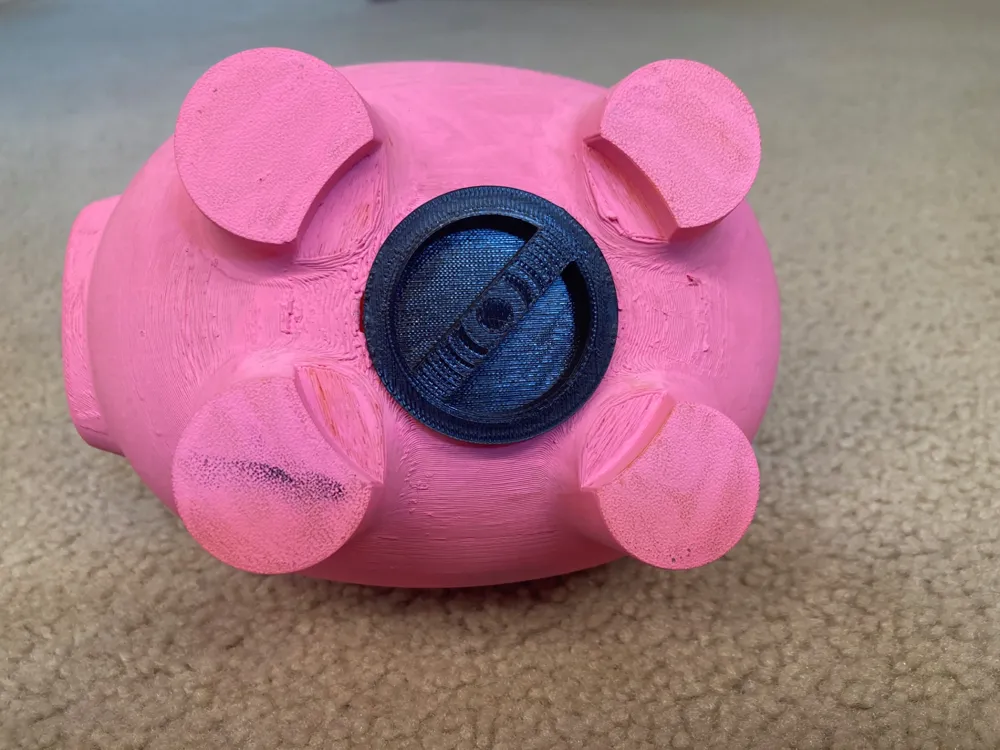 Piggy Bank with Removable Bottom! - Free 3D Print Model - MakerWorld