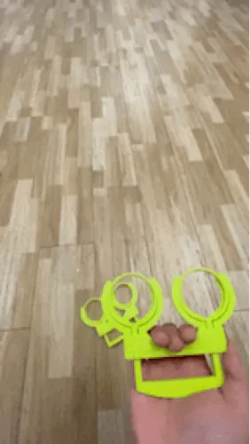 Powerful Double-Ring Launcher Toy Shooter Adult Version Ultra-Long ...