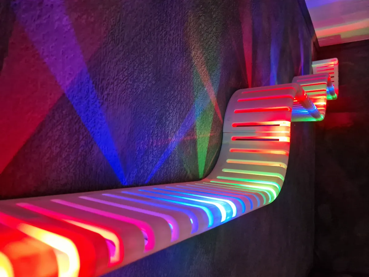 Modular LED Shelf for Wall / Decoration / Skadis - Free 3D Print Model ...