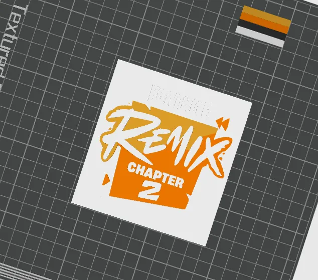 Fortnite Remix OG chapter 2 logo by Jonathan - MakerWorld