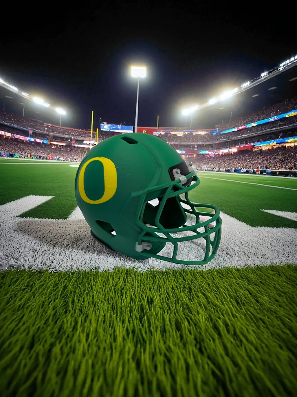 University of Oregon Football Helmet - Free 3D Print Model - MakerWorld