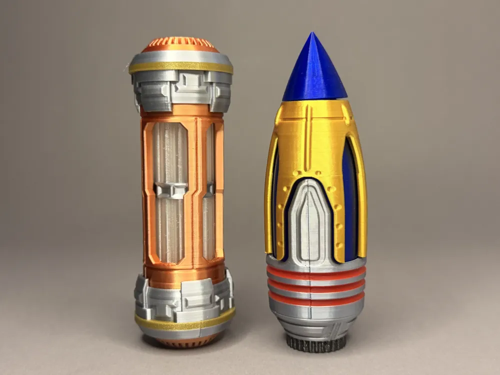 Rocket Silo Book Nook – Expanded Modules - Free 3D Print Model - MakerWorld