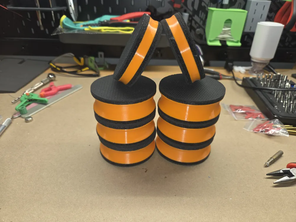 3" Bench Pucks by AirborneElks MakerWorld: Download Free 3D Models