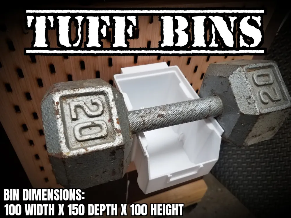 TUFF Bins - 100mm Wide Set by ShopTeacher MakerWorld: Download Free 3D ...