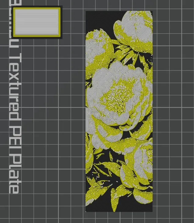 Hueforge Bookmark Peony Flower by Ochbi MakerWorld: Download Free 3D Models