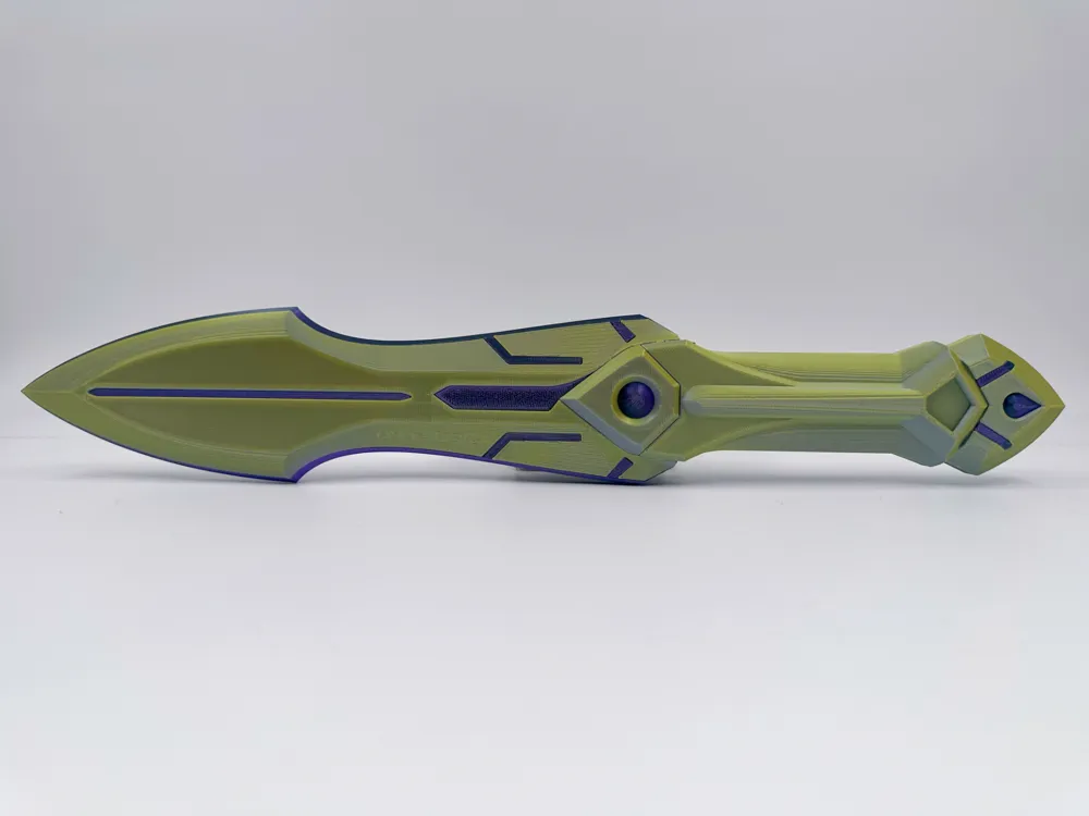 cyber style dagger - 2 by 智艺工坊 MakerWorld: Download Free 3D Models