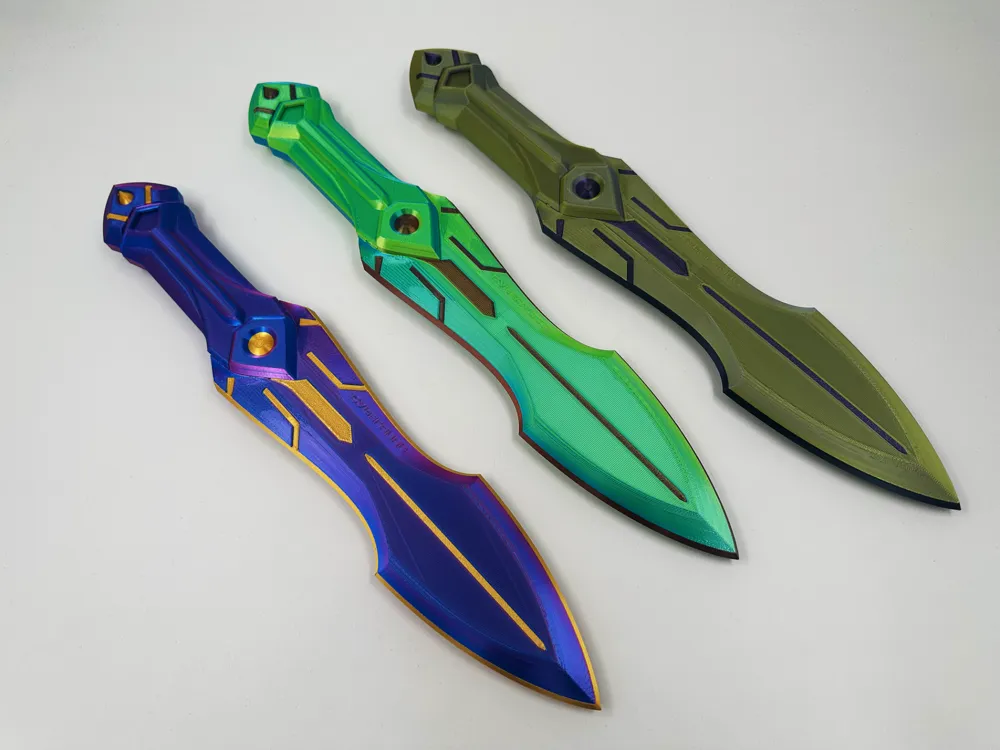 cyber style dagger - 2 by 智艺工坊 MakerWorld: Download Free 3D Models