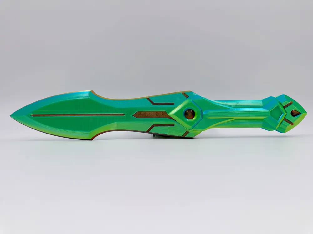 cyber style dagger - 2 by 智艺工坊 MakerWorld: Download Free 3D Models