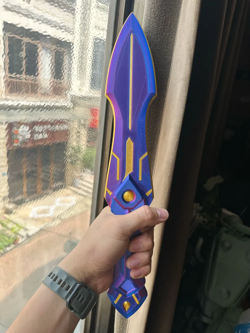 cyber style dagger - 2 by 智艺工坊 MakerWorld: Download Free 3D Models