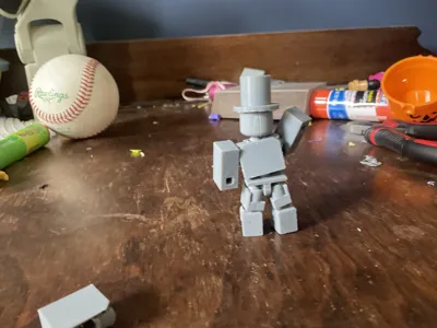 fully articulated Robloxian figure Remixed by Bcool1313 MakerWorld ...