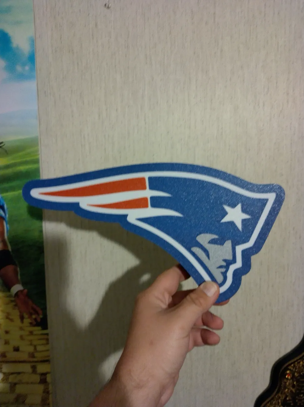 New England Patriots LED light box by Balorfan85 - MakerWorld