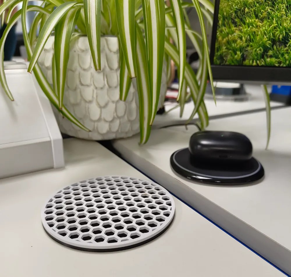 Honey Comb Dual Colour Coaster by P3D Print - MakerWorld