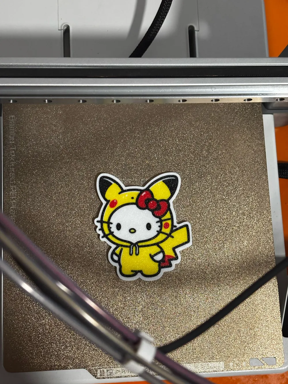 Hello Kitty dressed as Pikachu by TMA3D MakerWorld: Download Free 3D Models