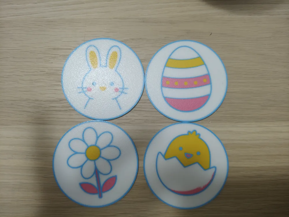 Easter Coasters Set - Free 3D Print Model - MakerWorld
