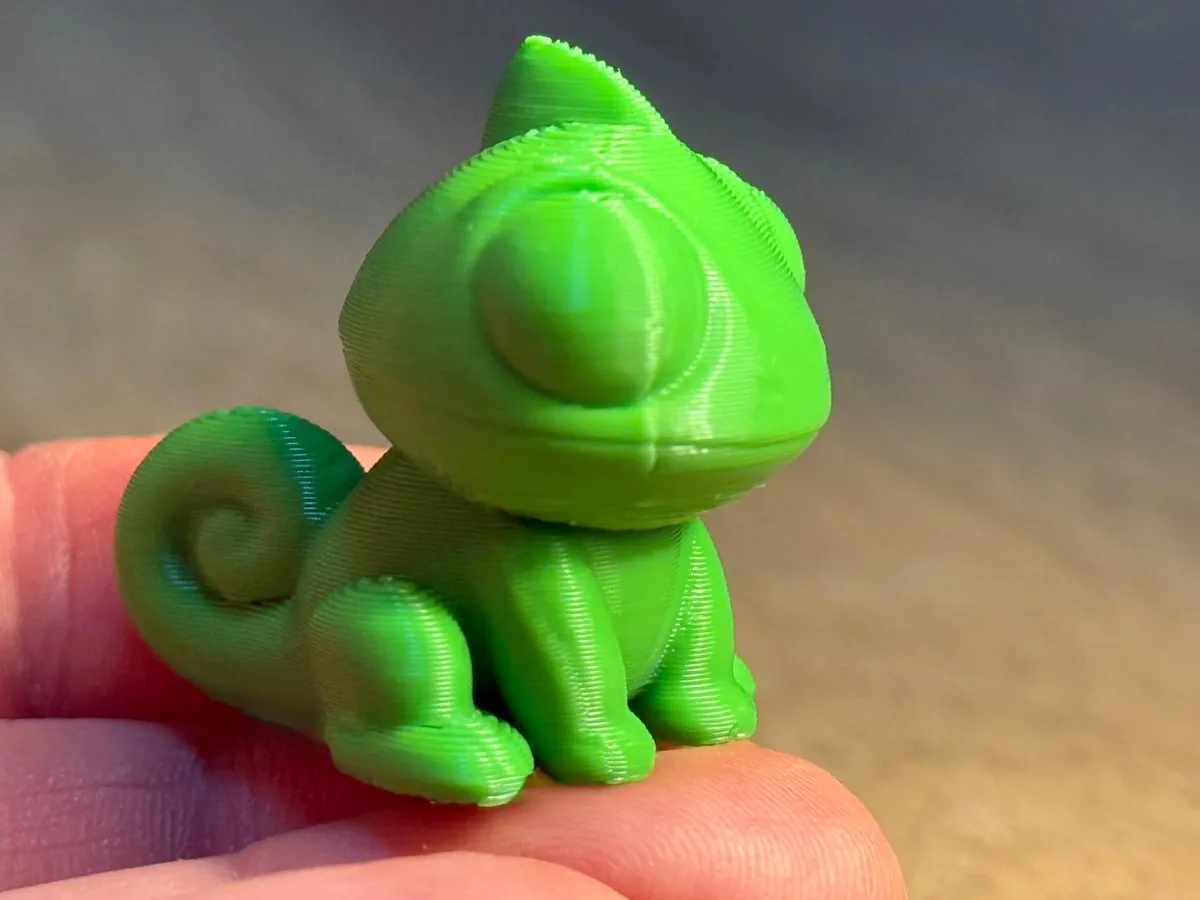 Cute Mini Chameleon - Free 3D Print Model - MakerWorld