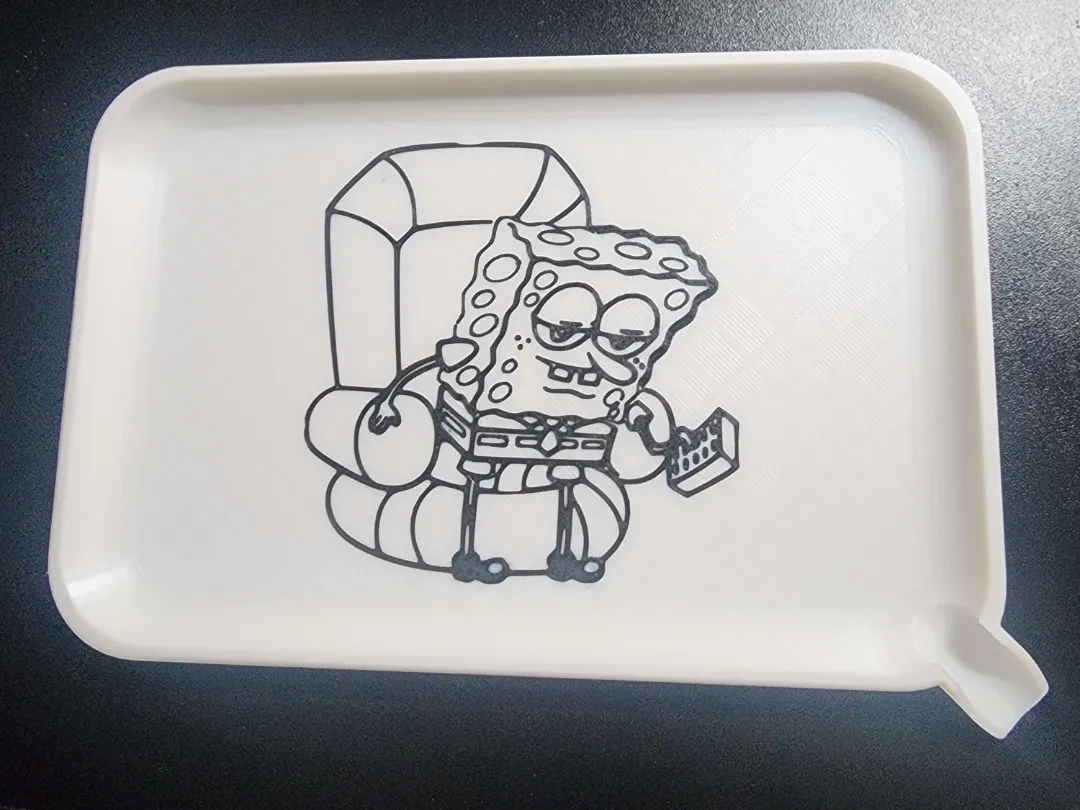 Spongebob rolling tray - Free 3D Print Model - MakerWorld