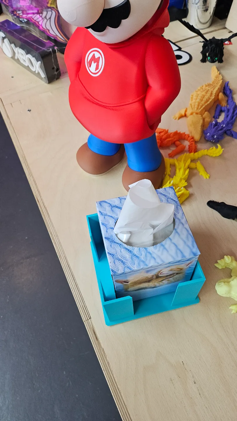 Super Mario Question Mark tissue box cover by Tommy Gun - MakerWorld