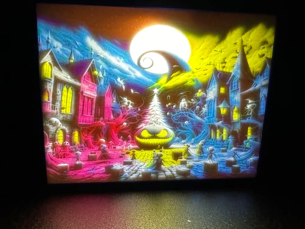 Nightmare Before Christmas Lithophane by Nates Print Shop - MakerWorld