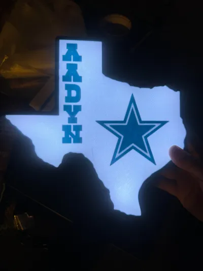 Cowboys State Light Box by justin.beehler MakerWorld: Download Free 3D ...