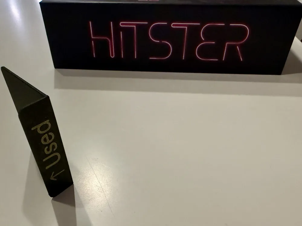 Hitster Used Indicator - Free 3D Print Model - MakerWorld