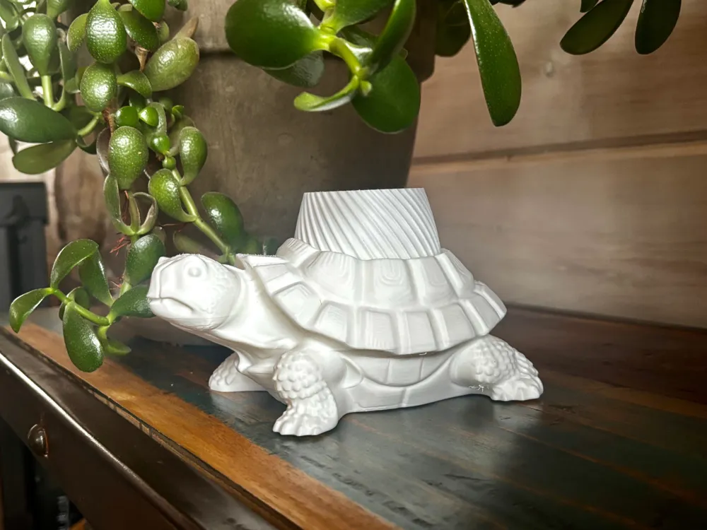 Realistic Turtle Planter - Free 3D Print Model - MakerWorld
