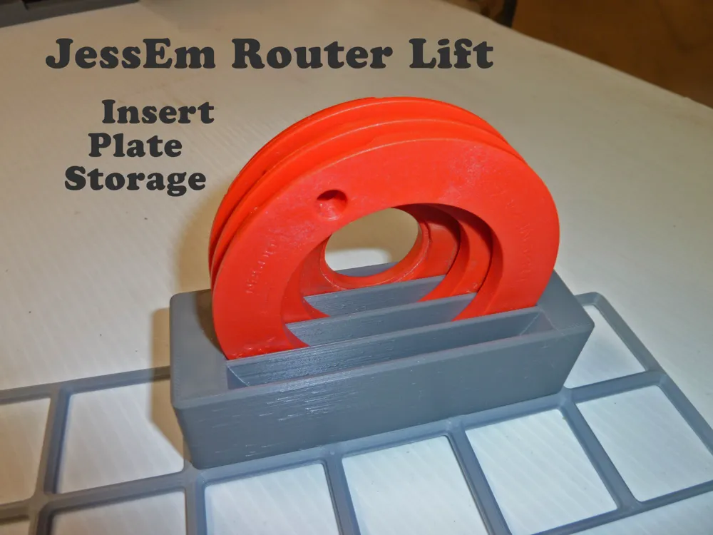 Router Lift - Insert Plate Storage - Gridfinity by Tool Man MakerWorld ...