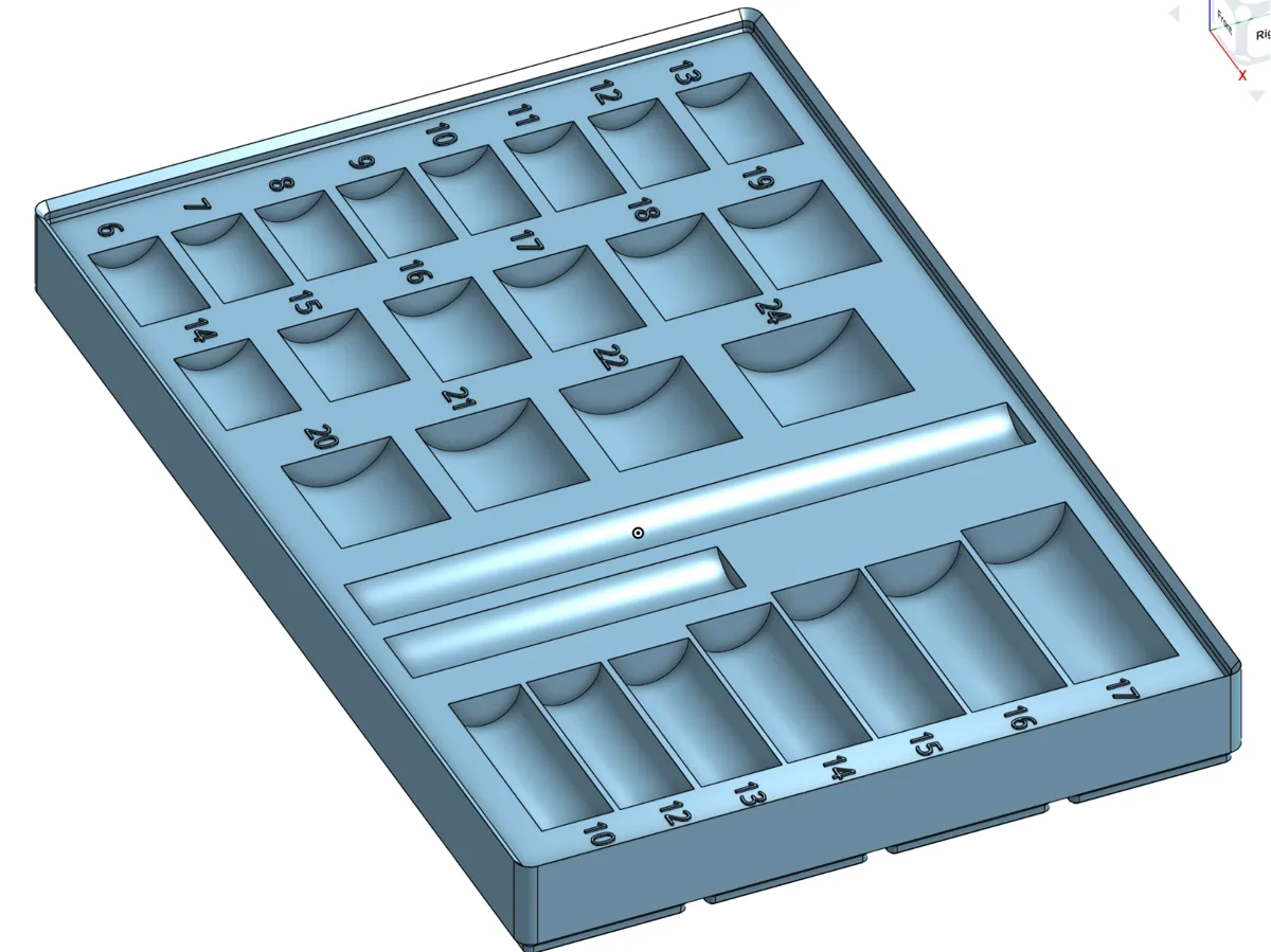 Mastercraft Maximum Metric Socket Gridfinity - Free 3D Print Model ...