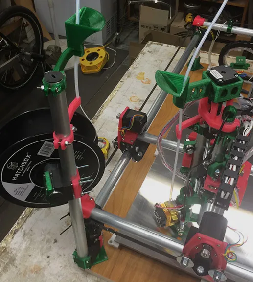 MPCNC Filament Spool feed system by ronindesu - MakerWorld
