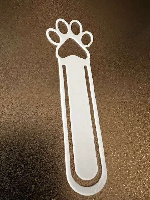 Dog Paw Print Bookmark by MeMowgly - MakerWorld