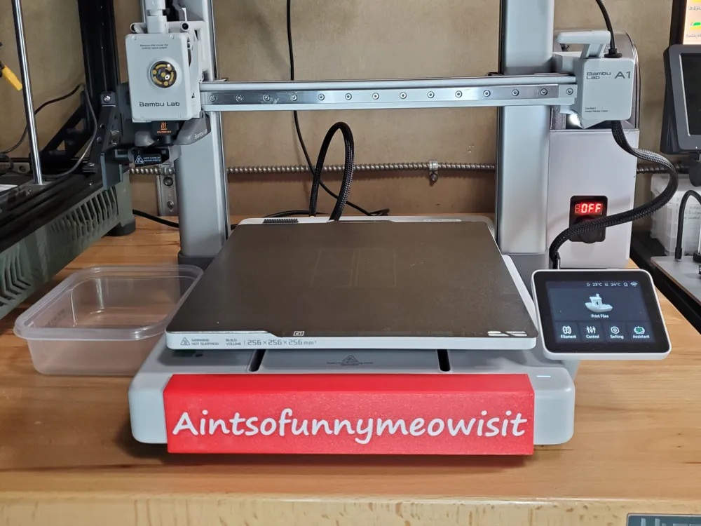 A1 Base Plaque - Free 3D Print Model - MakerWorld