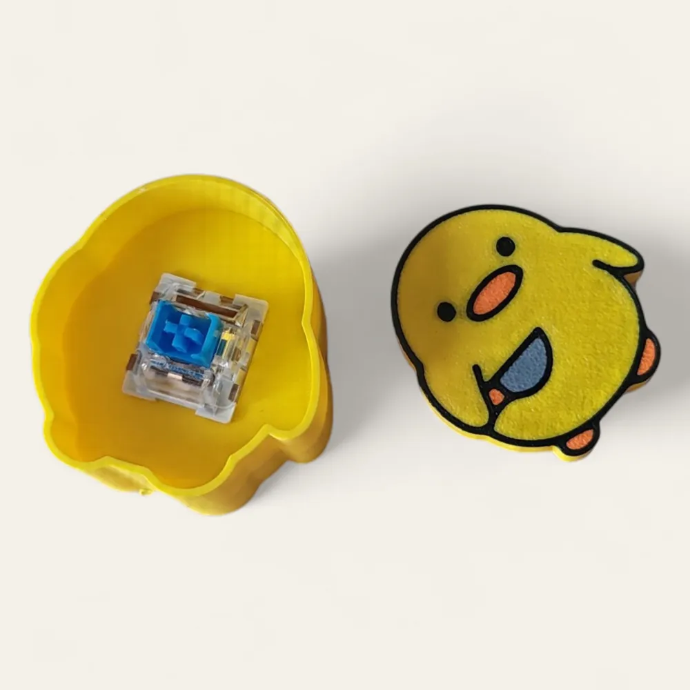 Chick with Knife Clicker - Free 3D Print Model - MakerWorld