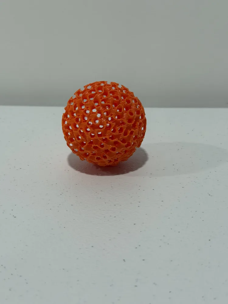 Gyroid Sphere -TPU - Free 3D Print Model - MakerWorld