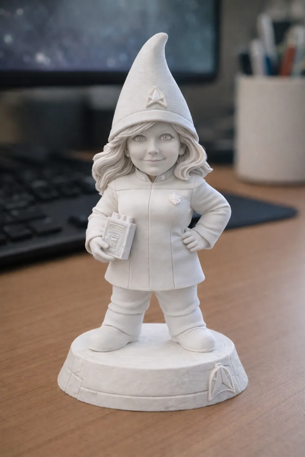 A Gnomy version of Dr. Beverly Crusher - Free 3D Print Model - MakerWorld