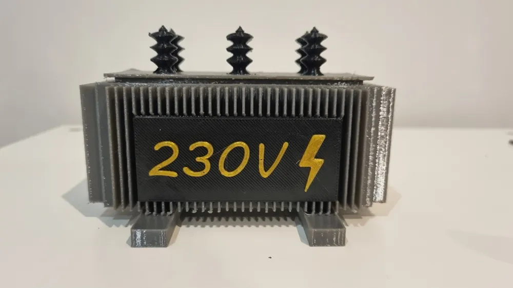 Electric Transformer 253V/230V [Transformator] - Free 3D Print Model ...