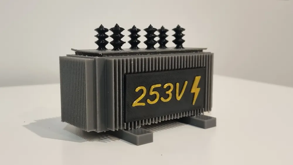 Electric Transformer 253V/230V [Transformator] - Free 3D Print Model ...