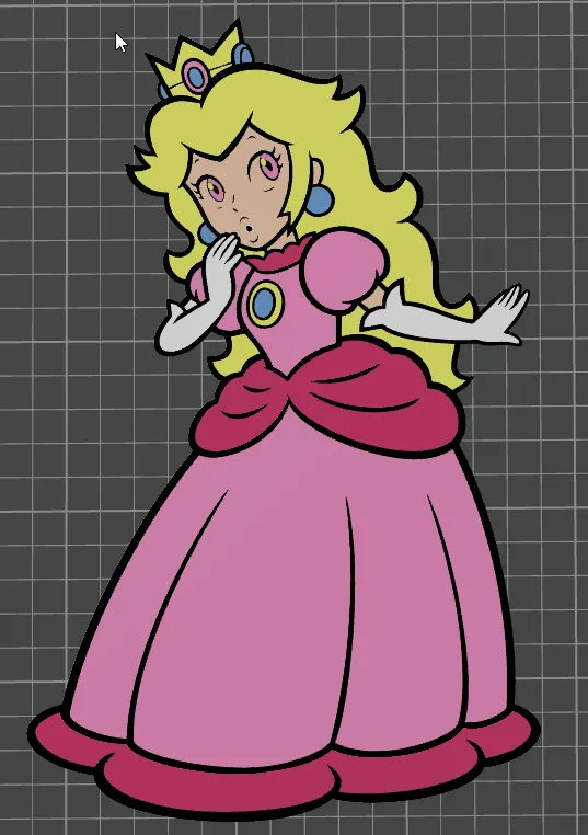 Princess Peach - AMS READY by PrintModz - MakerWorld