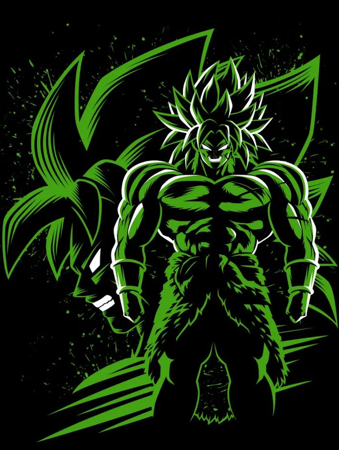 Canvas Broly Super Saiyajin by Litolunar - MakerWorld