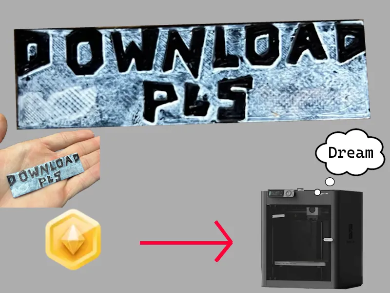 Download Please (For P1S) Sign by Lokkas - MakerWorld
