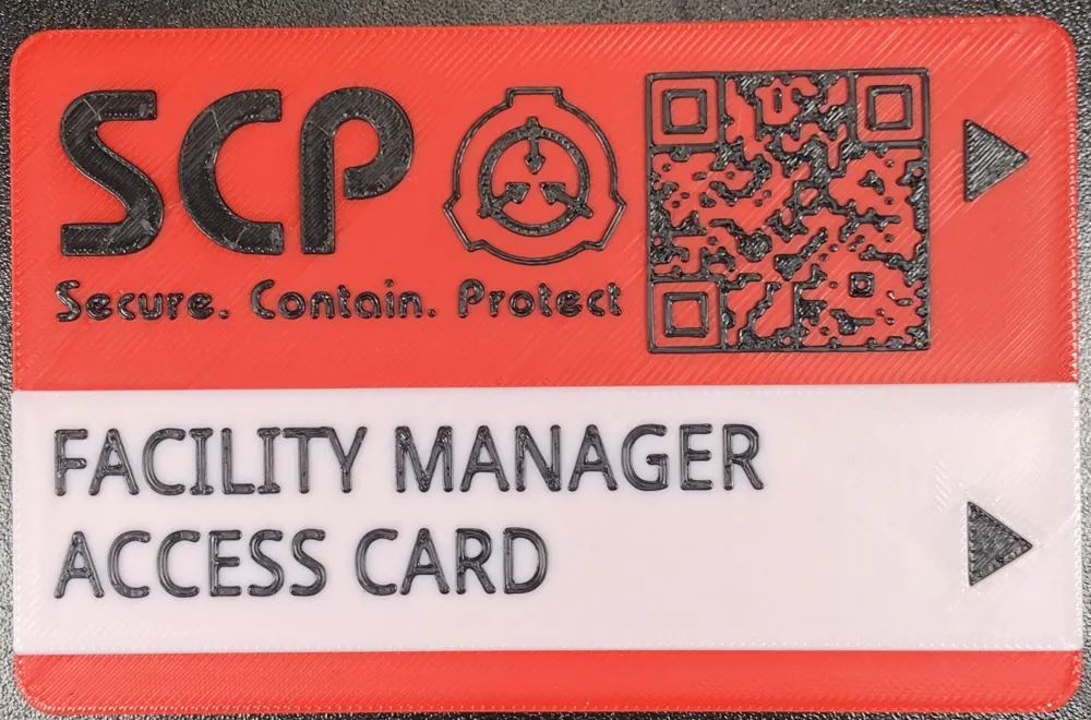 SCP Keycard Facility Manager Prop | SCP Secret Lab Remixed by jrwagz - MakerWorld