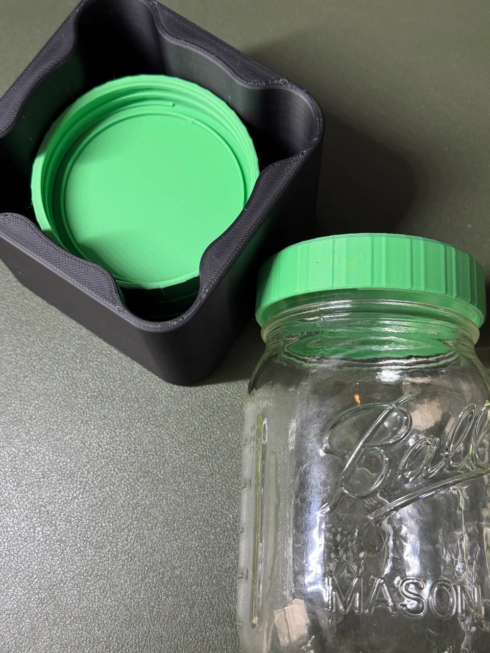 Mason jar lid with seal by Blake - MakerWorld