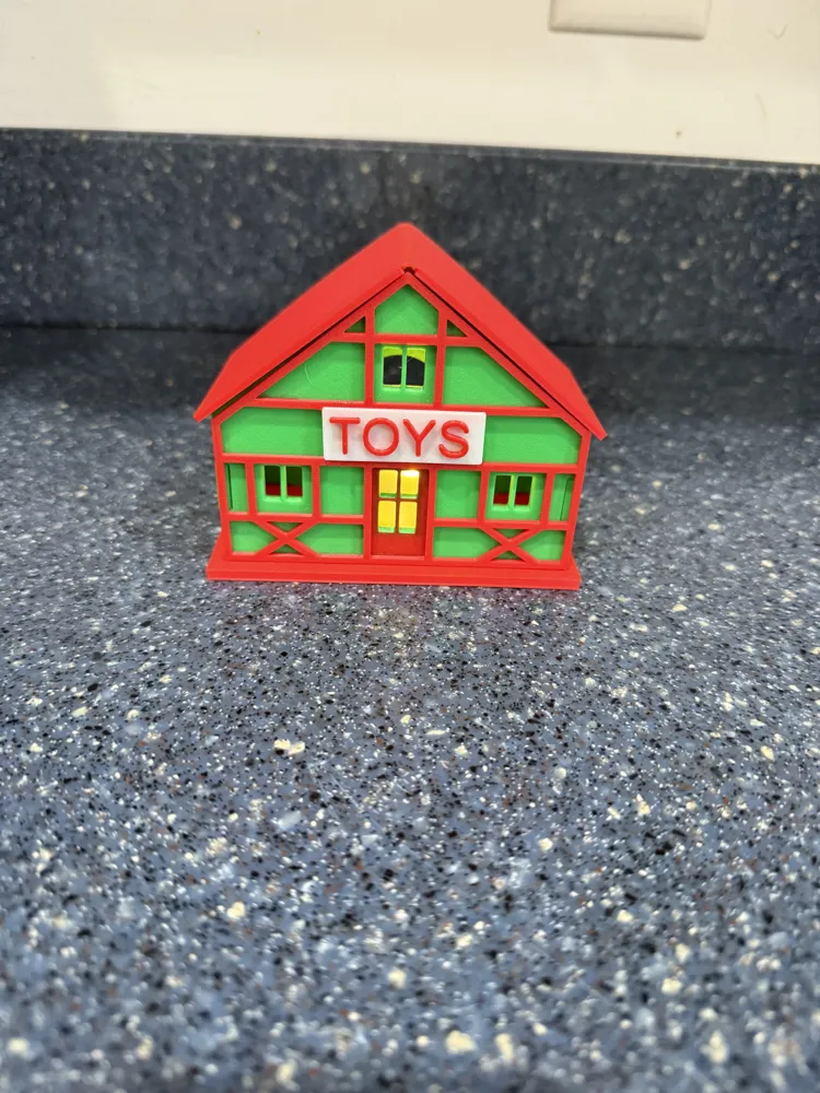 Christmas Village Collection Toy Store - Free 3D Print Model - MakerWorld