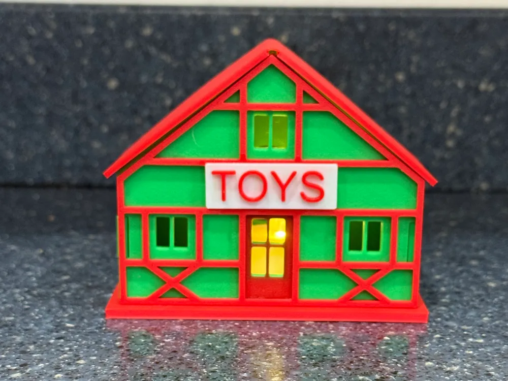 Christmas Village Collection Toy Store - Free 3D Print Model - MakerWorld